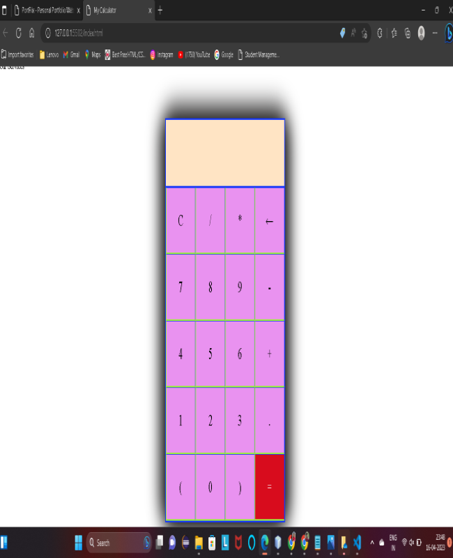 PortFlix - Personal Portfolio Website